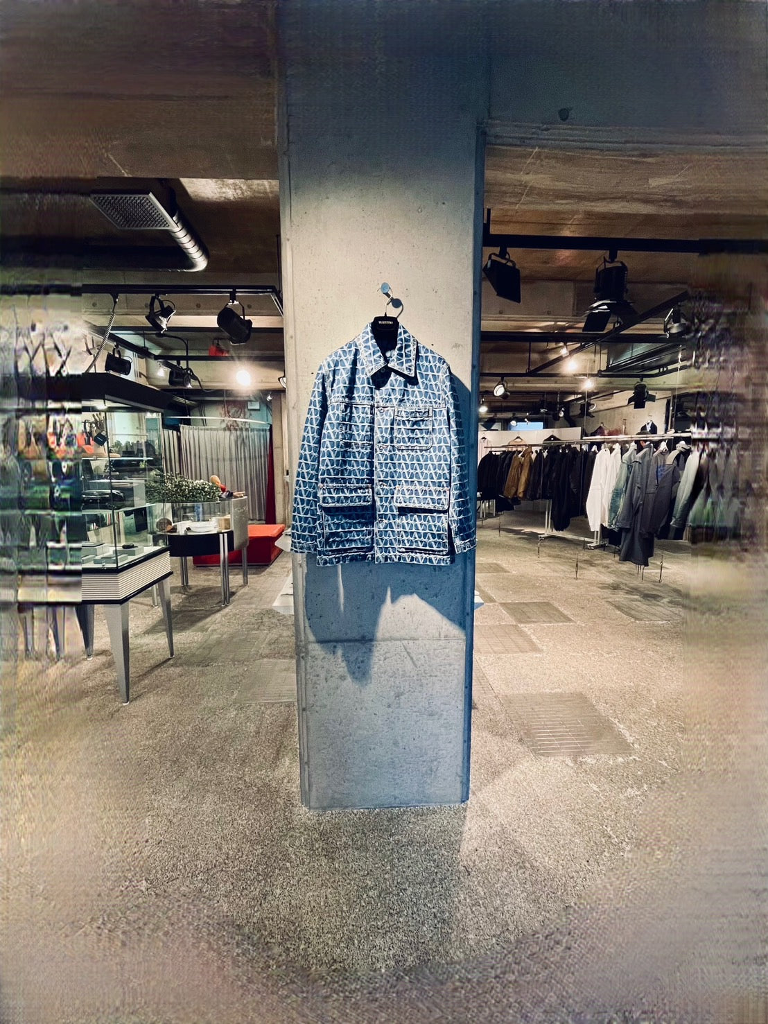 VALENTINO Toile iconograph jacquard pattern Denim jacket /mou uomo ...